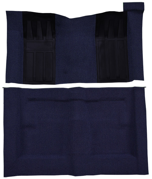 Loop Flooring for your 1969-1970 Ford Ranchero GT Auto with 2 Dark Blue ...